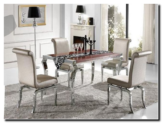 Mirrored Dining Room Set