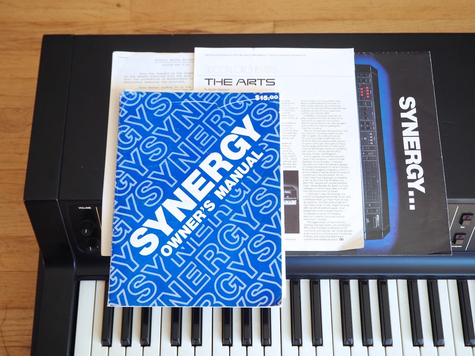 MATRIXSYNTH: Digital Keyboards Synergy Vintage Polyphonic Synthesizer