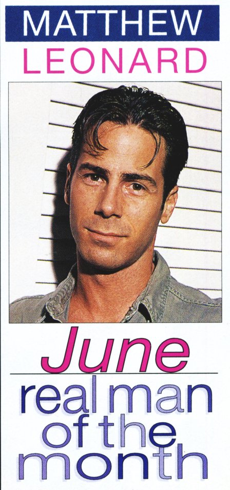 Welcome to my world.... : Matthew Leonard - Playgirl - June 1997