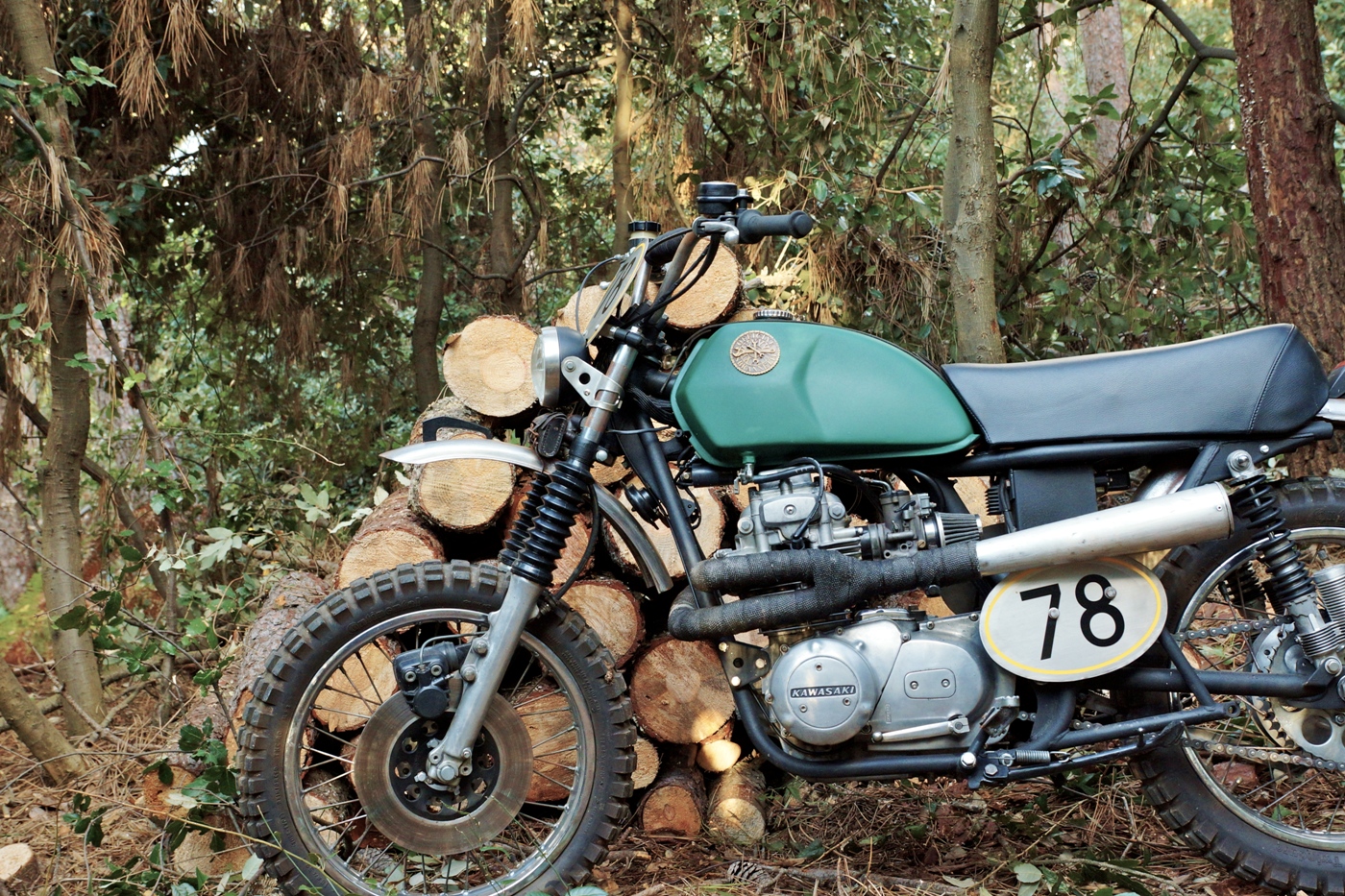 Z400 "Six days" by Officine Sbrannetti - Inazuma café racer