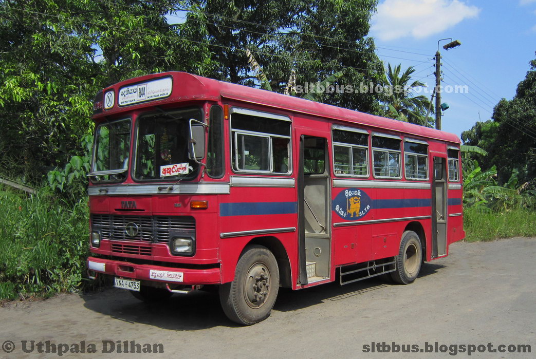 SLTB buses - ශ්‍රී ලංගම බස්: Ruby bodied TATA LP 1510/42 bus from SLTB ...