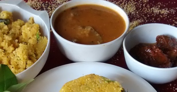 Shoba's Delight: Vegetable Corn Daliya Upma