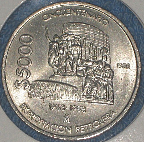 Dónde puedo encontrar monedas de 5000 pesos mexicanos