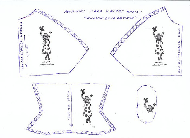 Patrones de ropa de barbie para imprimir - Imagui