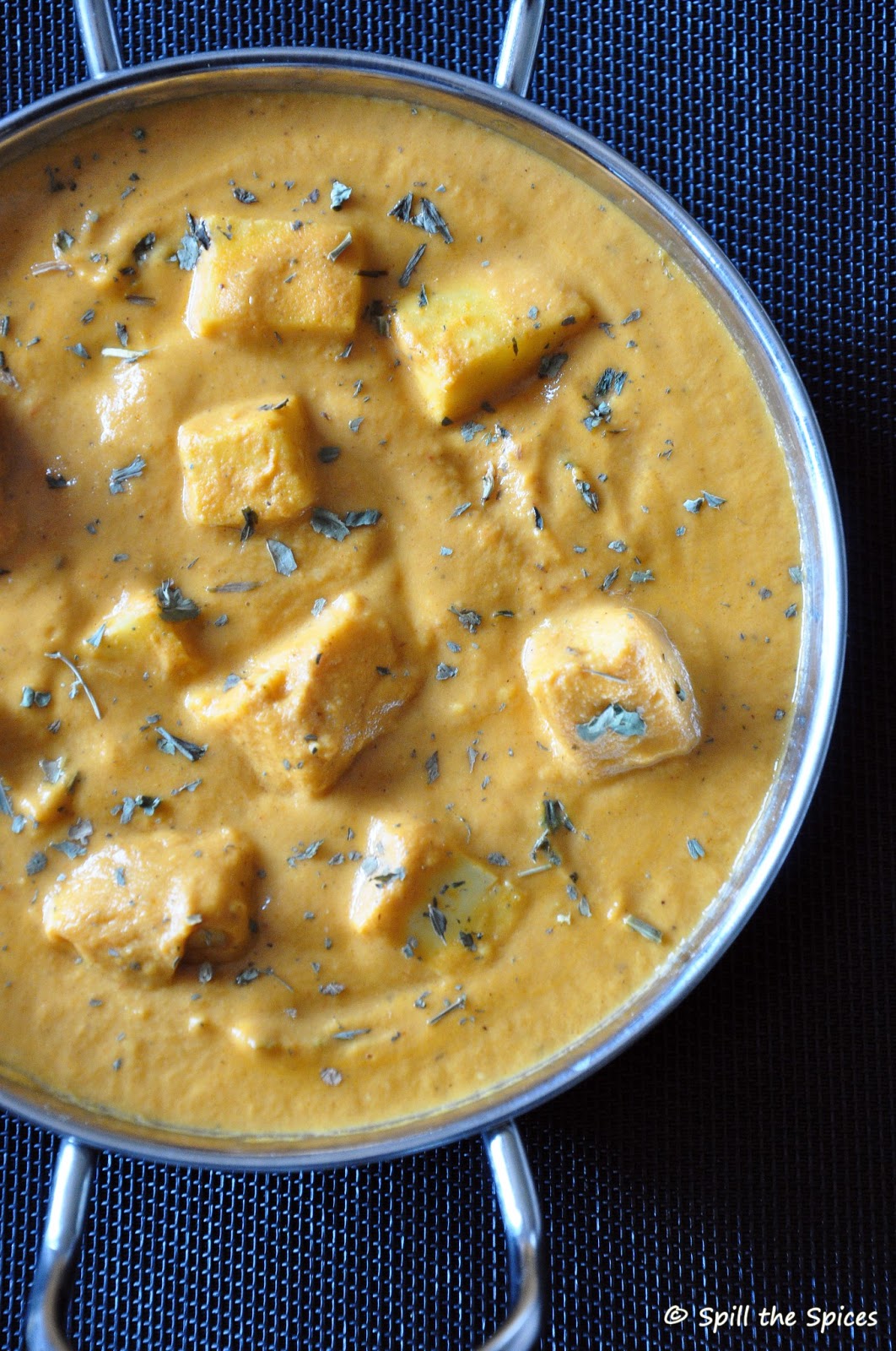 Shahi Paneer Spill The Spices