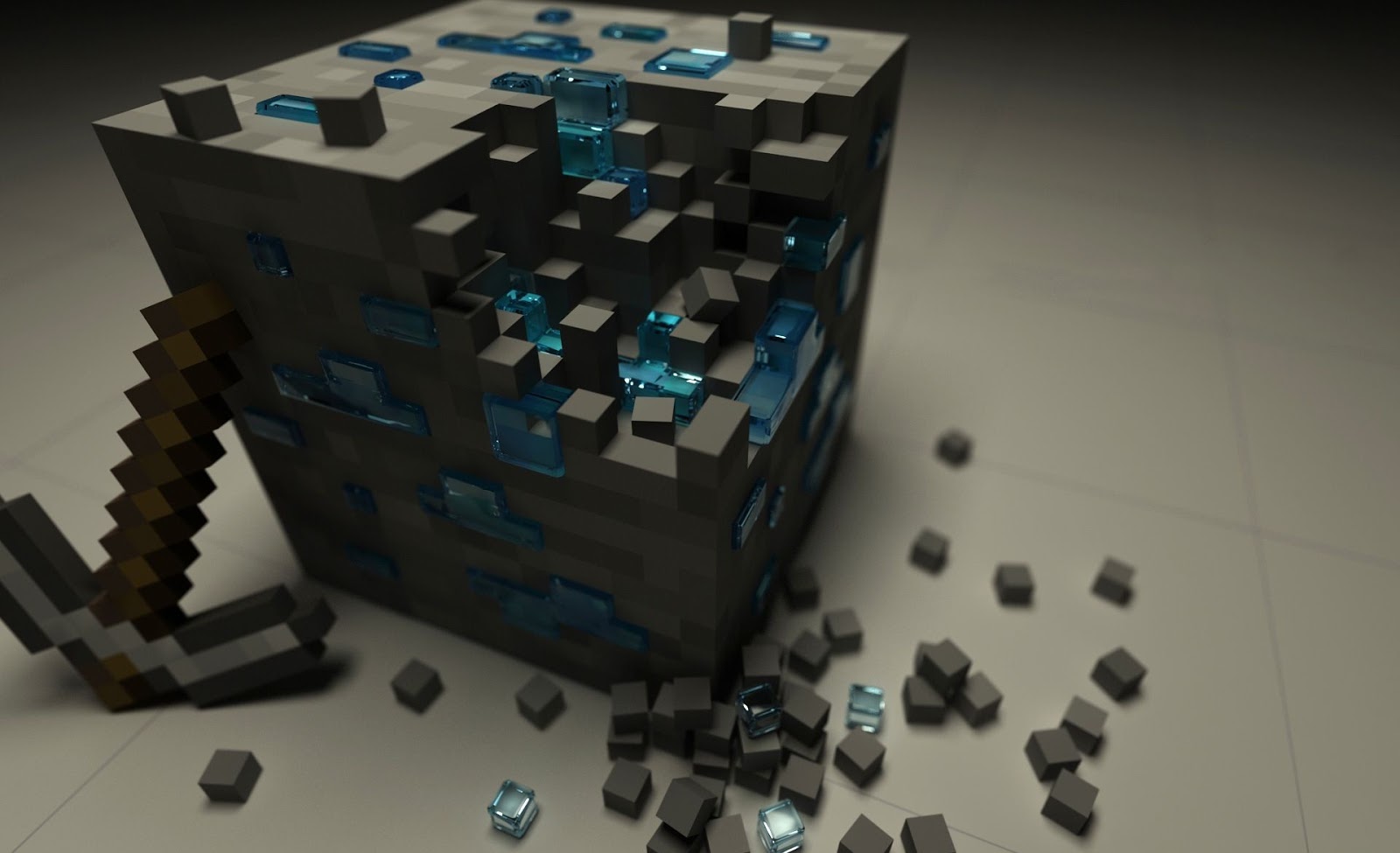 Minecraft Game 3D Cube HD Wallpapers | Epic Desktop Backgrounds
