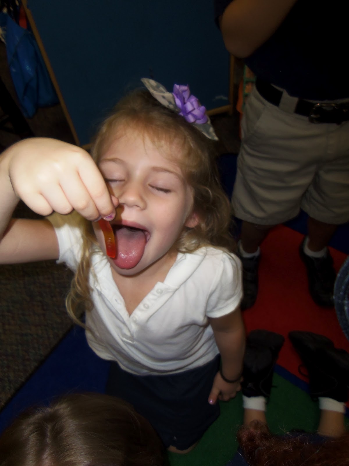 Mrs. Spurlin's Kindergarten Class: We ate....WORMS?!?!?
