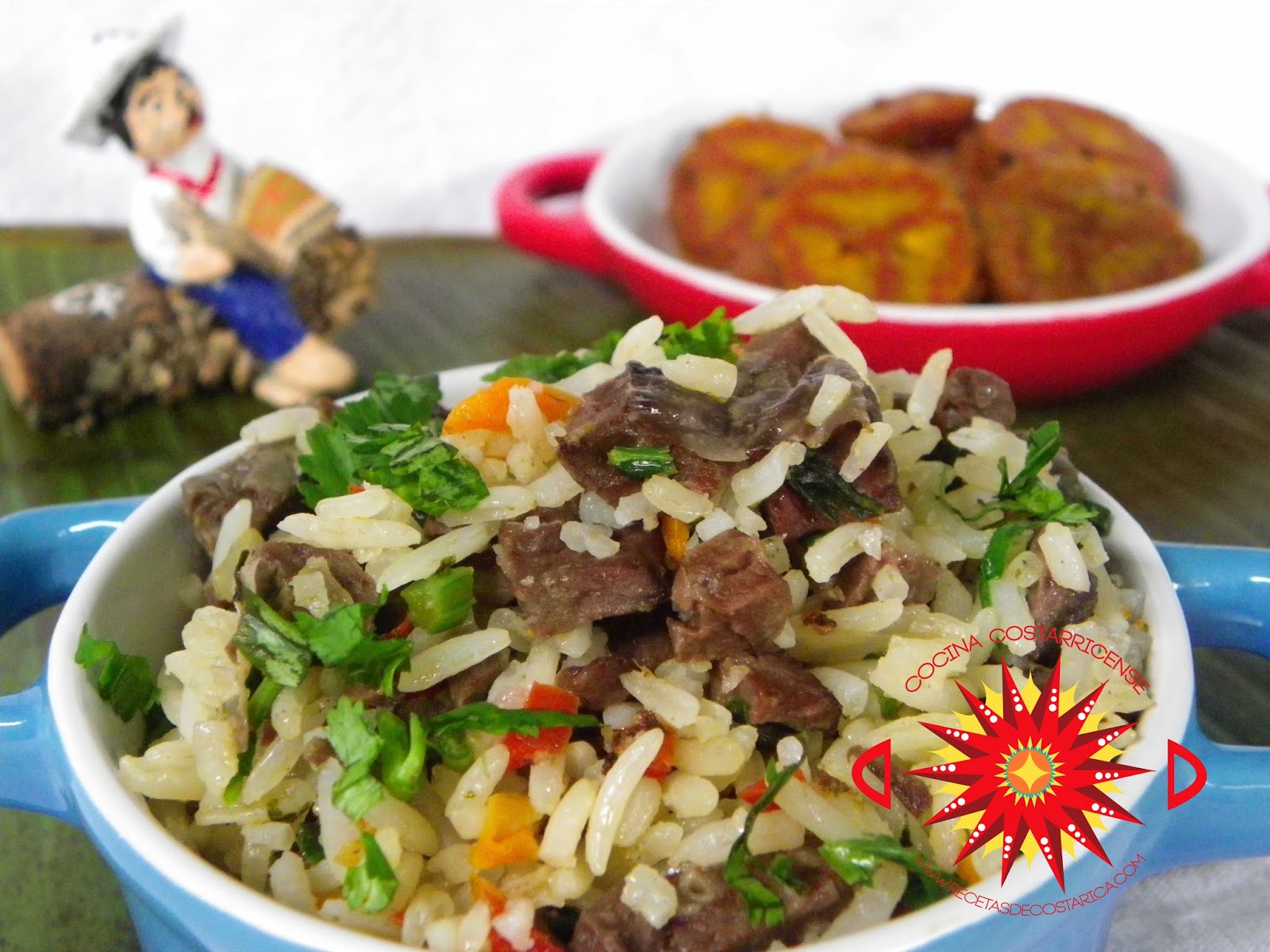 Cocina Costarricense: arroz con bofe