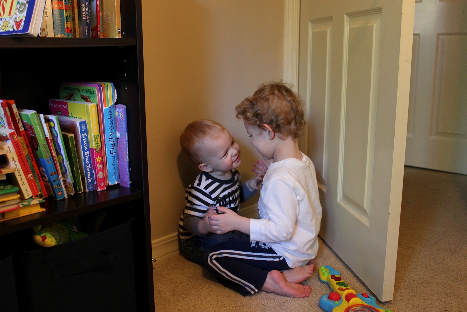 three boys and a gal