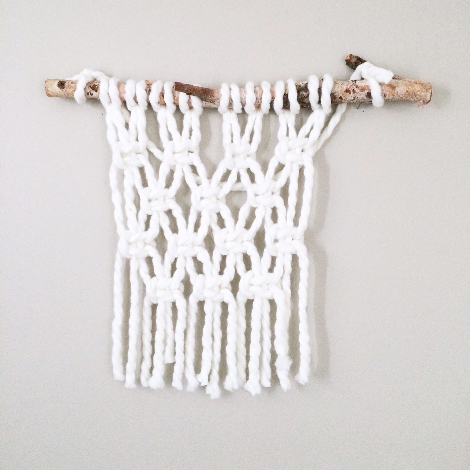 DIY Macrame Wall Art - Nursery Wall Art - Harlow & Thistle