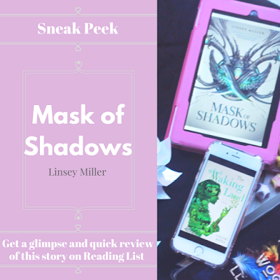 Mask of Shadows... A Sneak Peek - Reading List