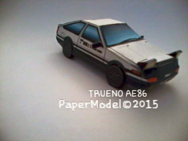 AE86 Papermodel Initial D Version
