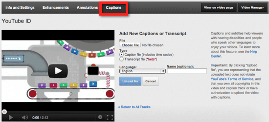How To Add Interactive Transcripts To YouTube Videos