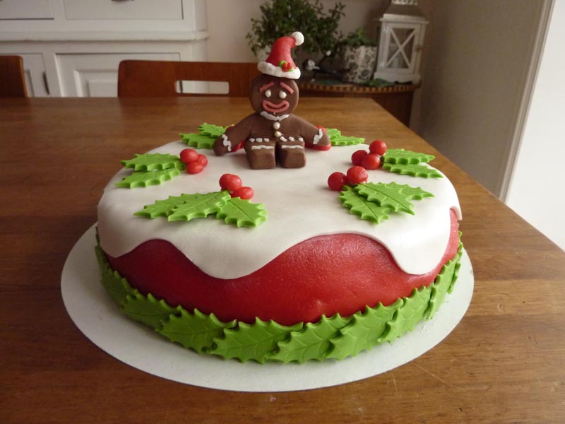 Céline´s Creaties: Kersttaart