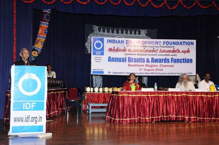 INDIAN DEVELOPMENT FOUNDATION: IDF Grants/ Awards function @ Tamil Nadu ...