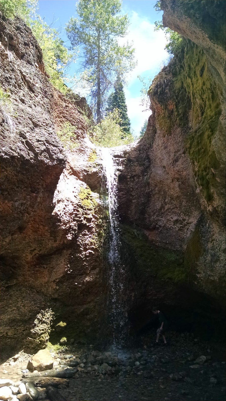 Running on Eddie: Grotto Trail Falls Hike - Payson Utah