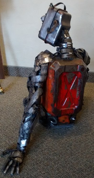 Sculptures by Nathan Robles: Robotic Figures