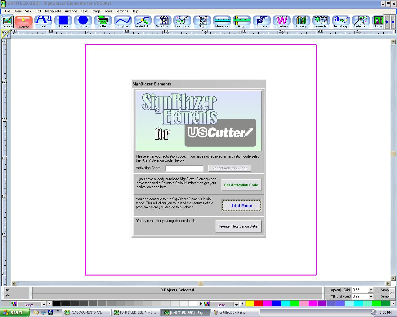 dreidimensionale: Vinyl Cutting Using SignBlazer