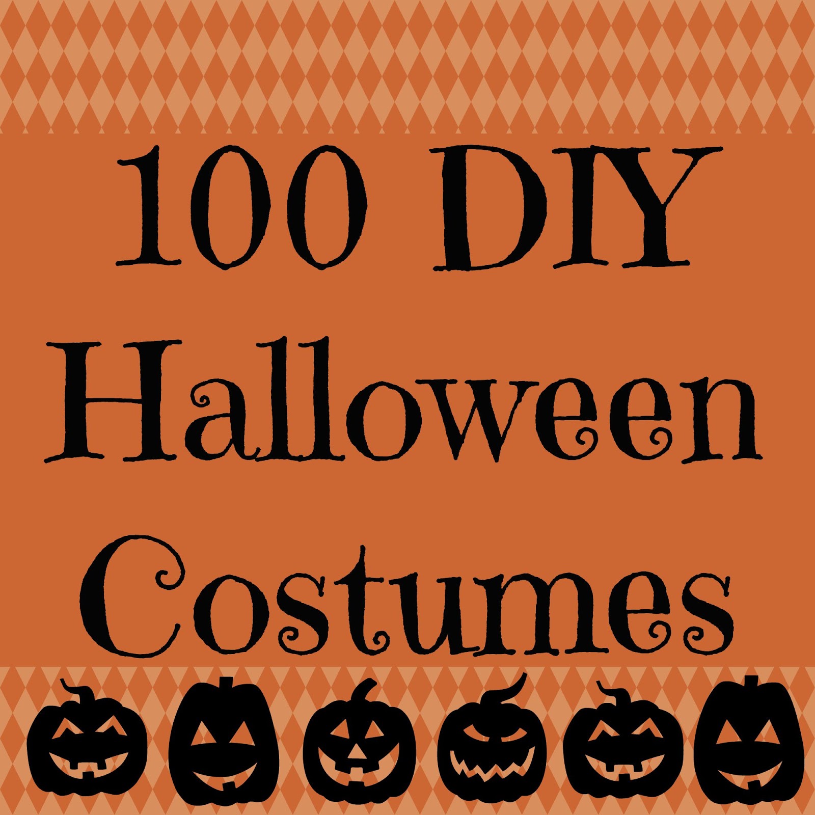 Condo Blues: 100 Homemade Halloween Costumes!