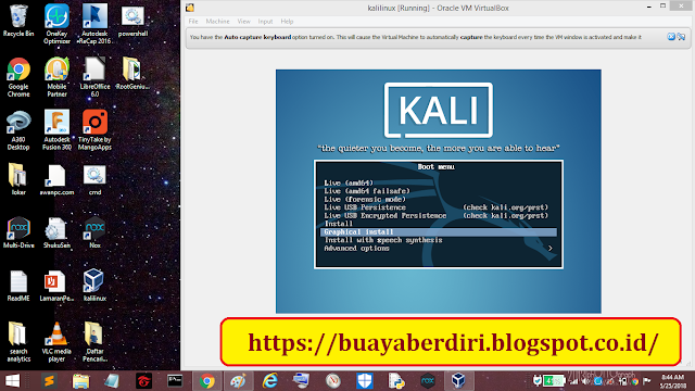 Install Kali Linux 2018 terlengkap