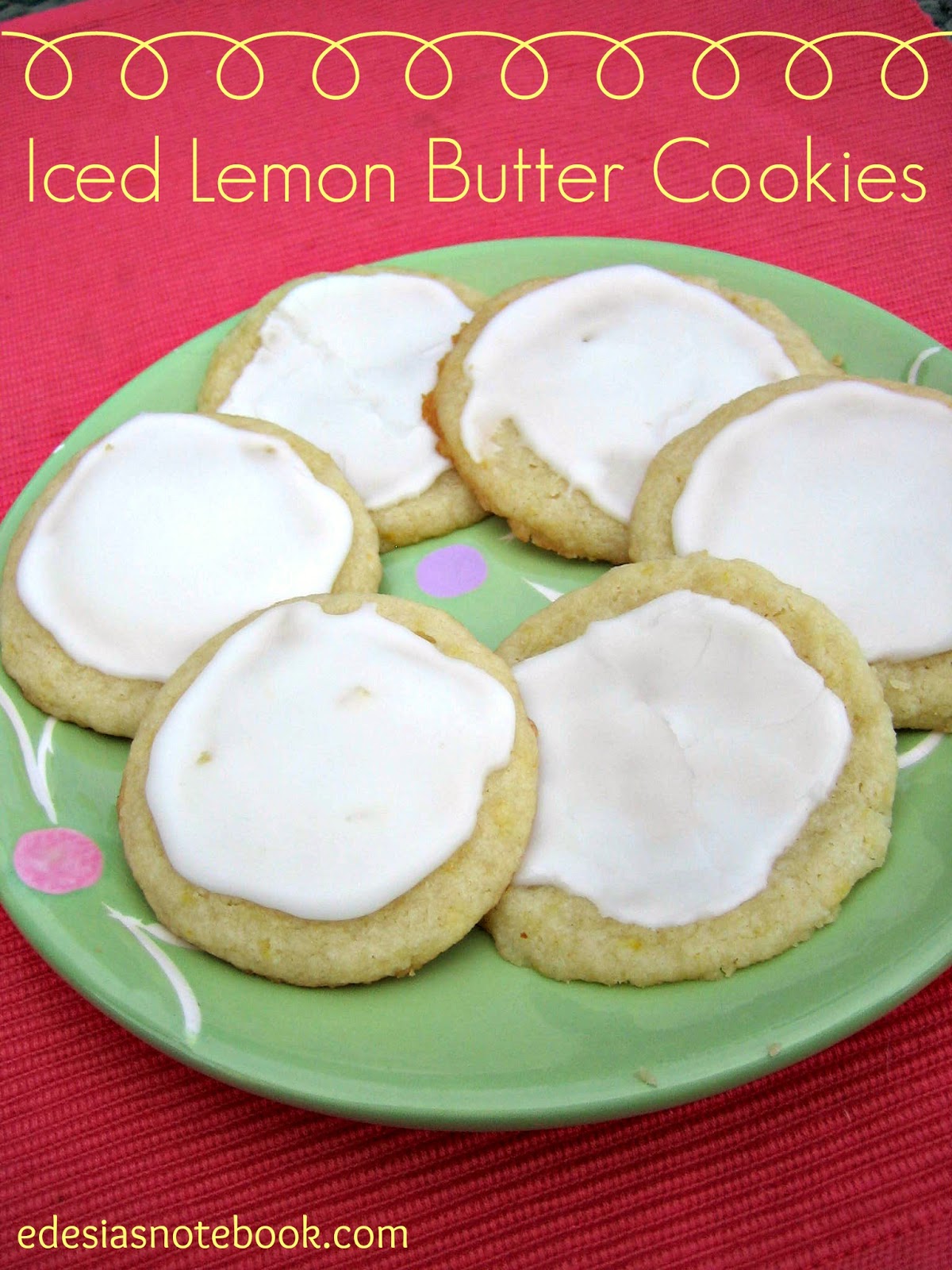 SRC: Iced Lemon Butter Cookies ~ Edesia's Notebook