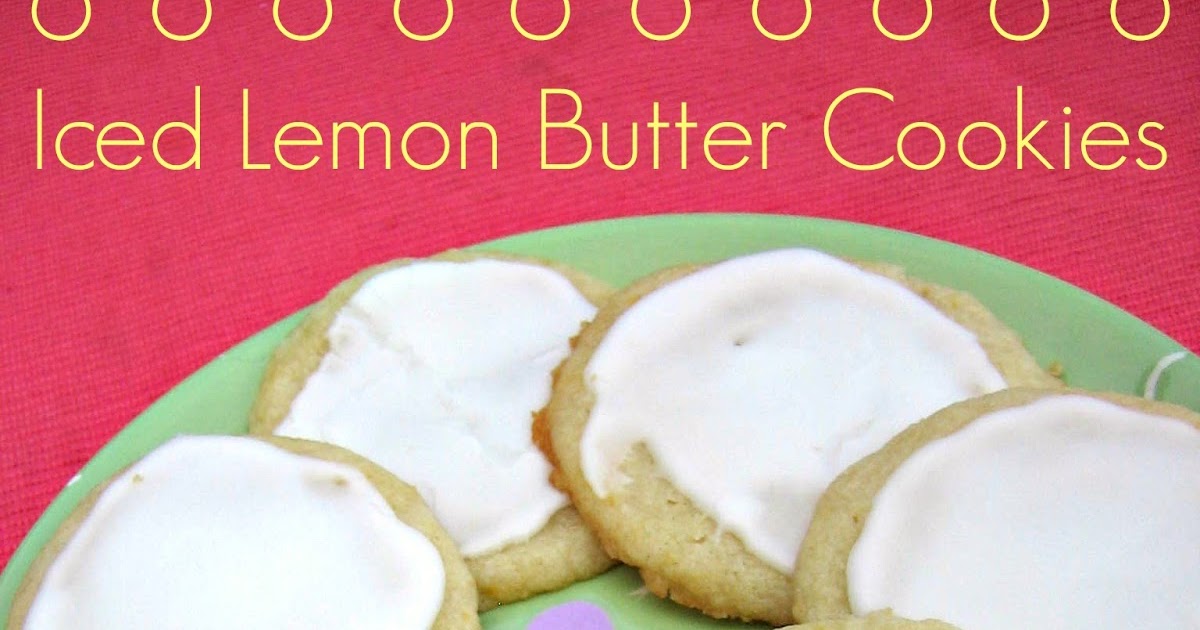 SRC: Iced Lemon Butter Cookies ~ Edesia's Notebook