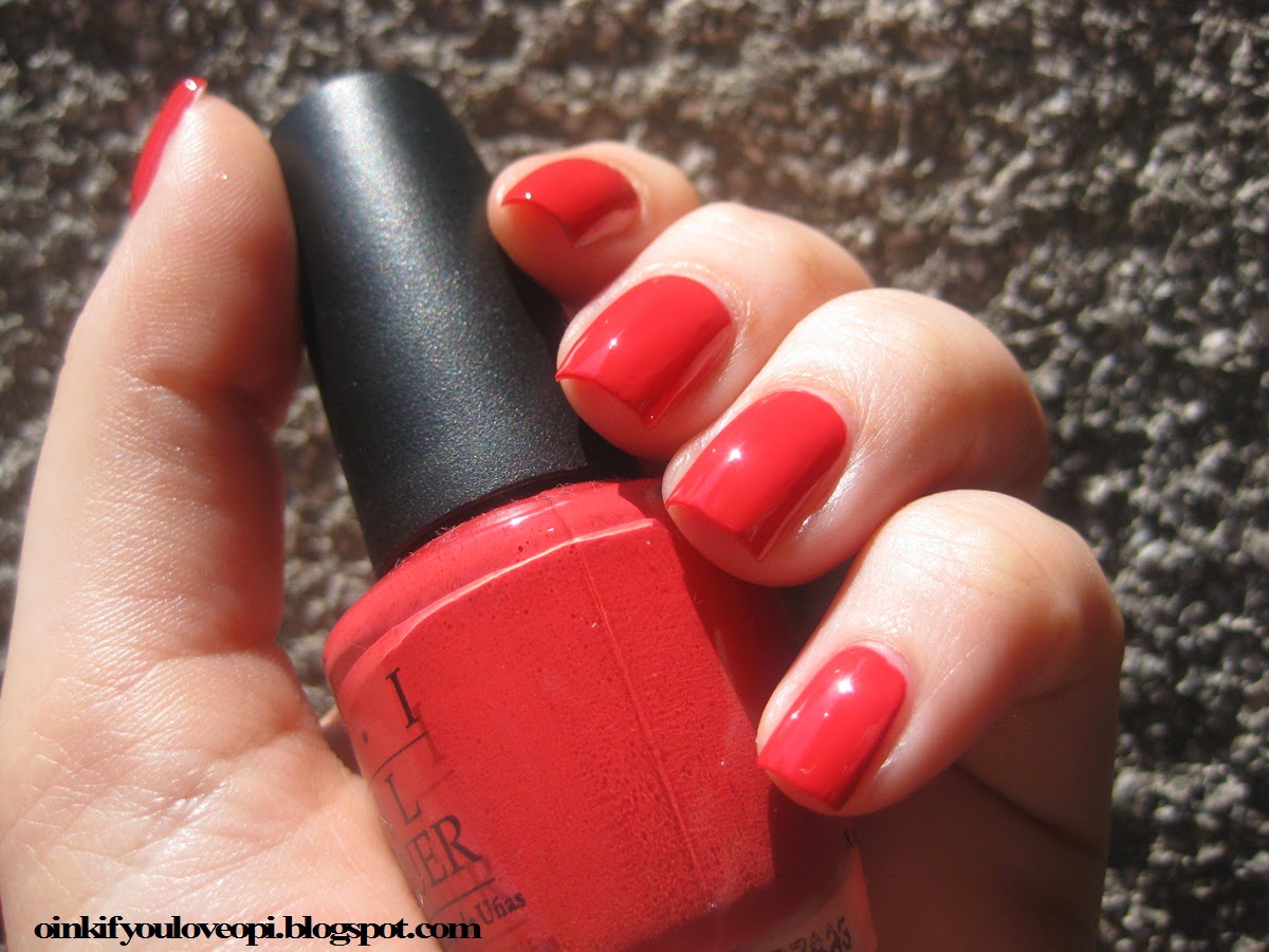 Oink If You Love OPI: Paint My Moji-toes Red