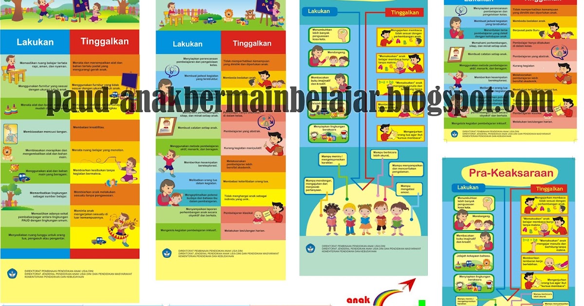 Download Desain Poster, Baner, Booklet Acara Paud-Tk