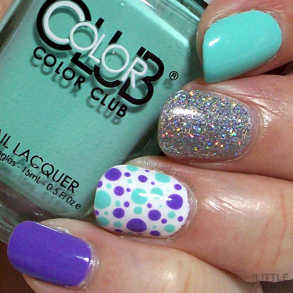 The One With the Color Club Dot Manicure - The Little Canvas