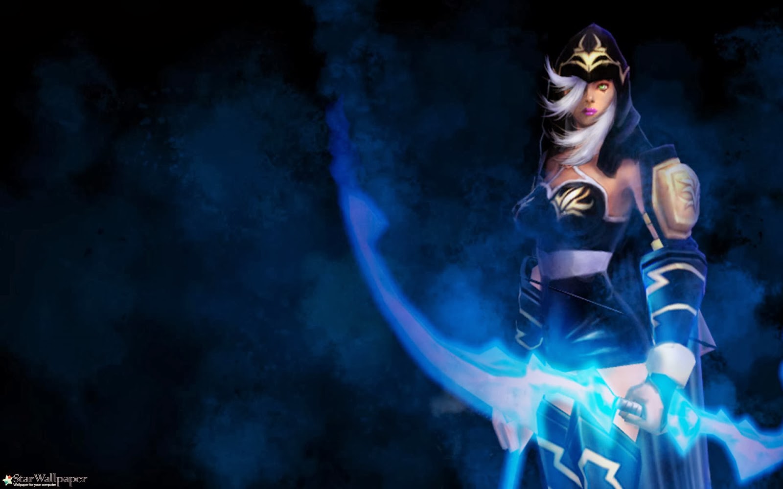 Ashe League Of Legends Wallpaper Ashe Desktop Wallpaper