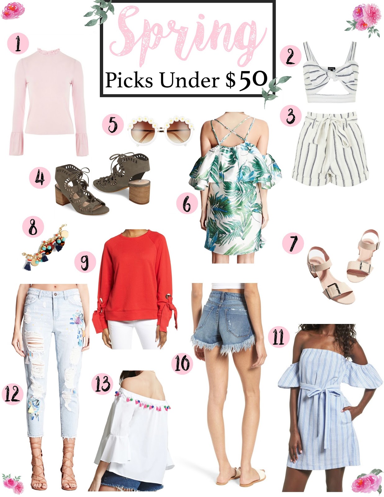 Alexandra Beuter: SPRING PICKS UNDER $50
