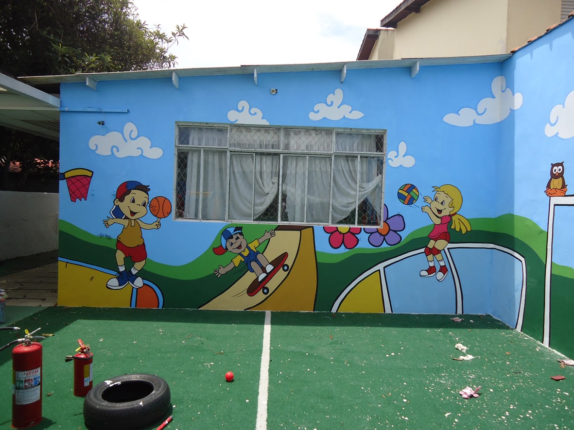 Arte Poesia Decoração Cenografia: Pintura decoração de muro e parede ...