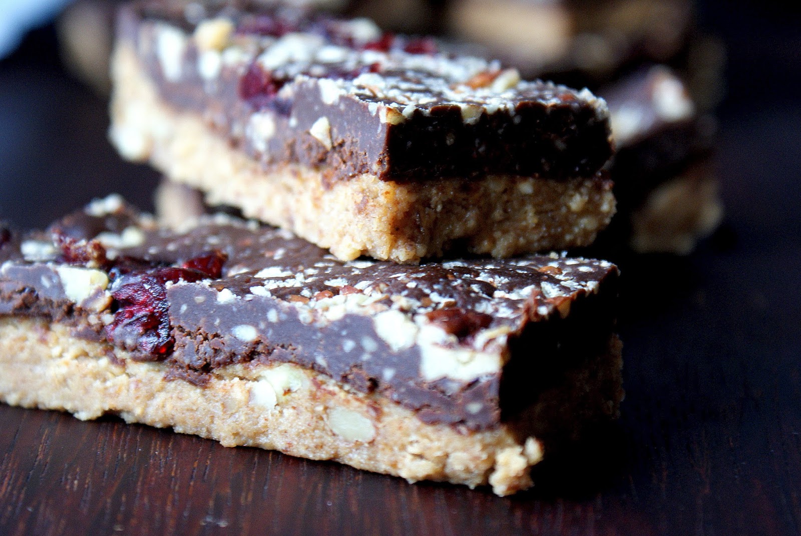 Wegańskie batony z orzechami pecan