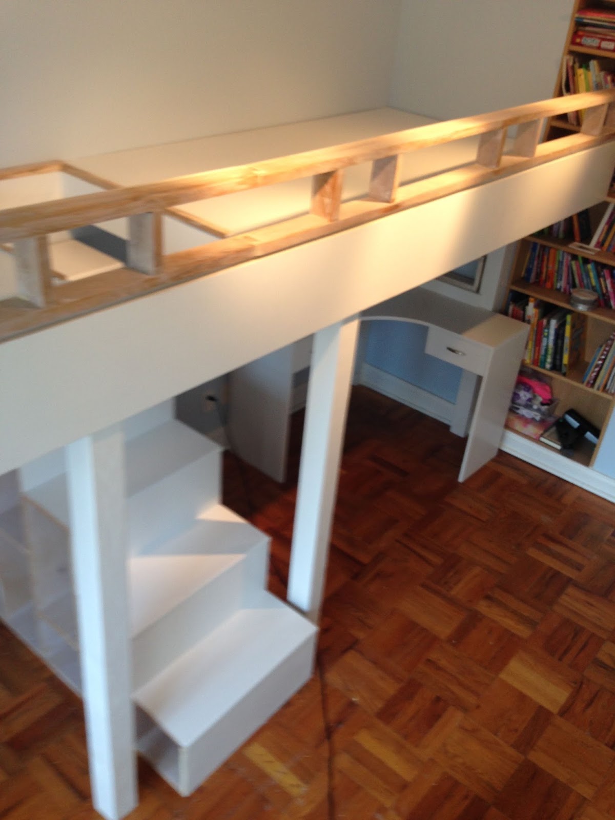 Zen Carpentry/Capital Cooperative: New Double Loft with Cubby Stairs ...