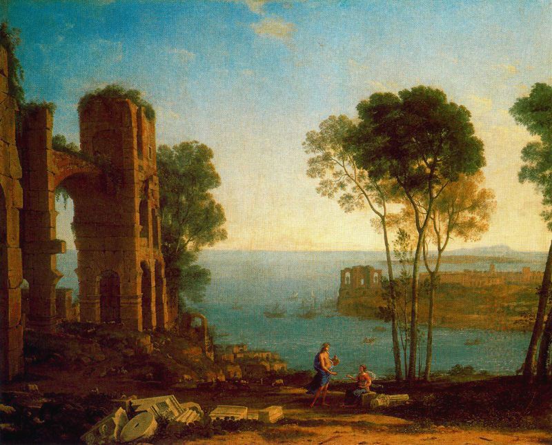 Claude Lorrain (Claudio de Lorena), obras, pinturas, cuadros