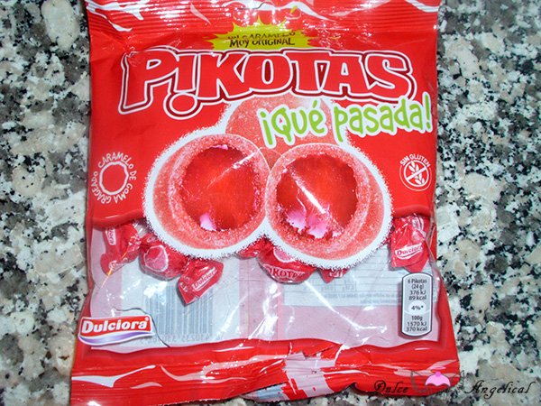 Tarta de caramelos Pikotas - Receta de postre casero