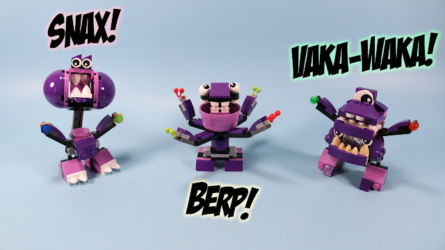 The Toy Museum: LEGO Mixels Series 6: The Munchos! Snax, Berp and Vaka ...