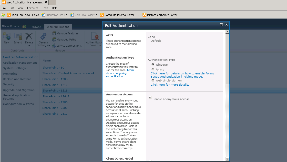 How To Enable Anonymous Access in SharePoint