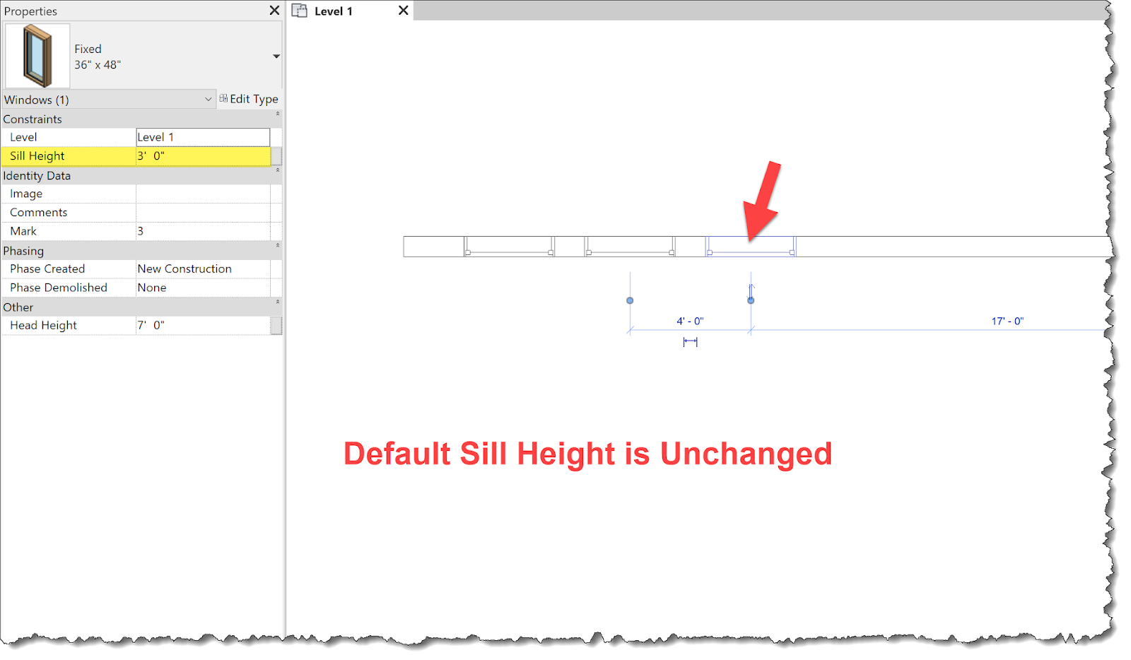 BIM Chapters: Resetting A Default Instance Parameter in Revit