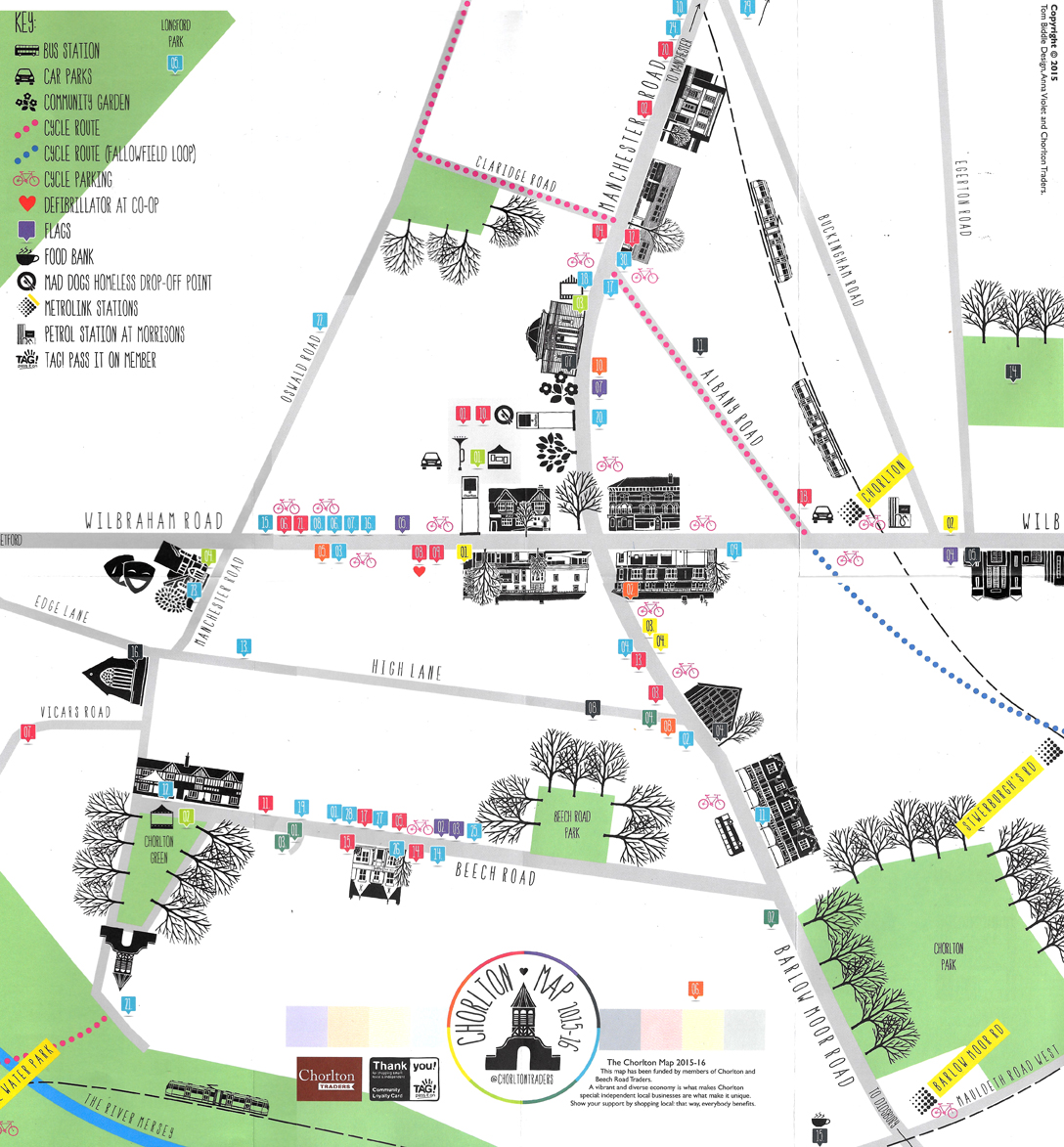 anna violet: Chorlton Map 2015-2016 is now out - hooray!