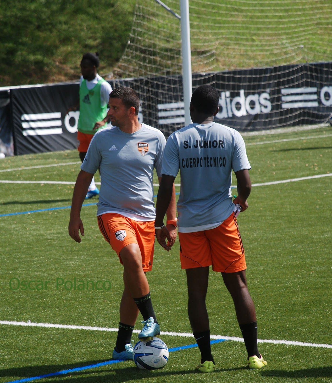 Oscar Polanco estuvo en los entrenamientos del Cibao FC, habló con el ...