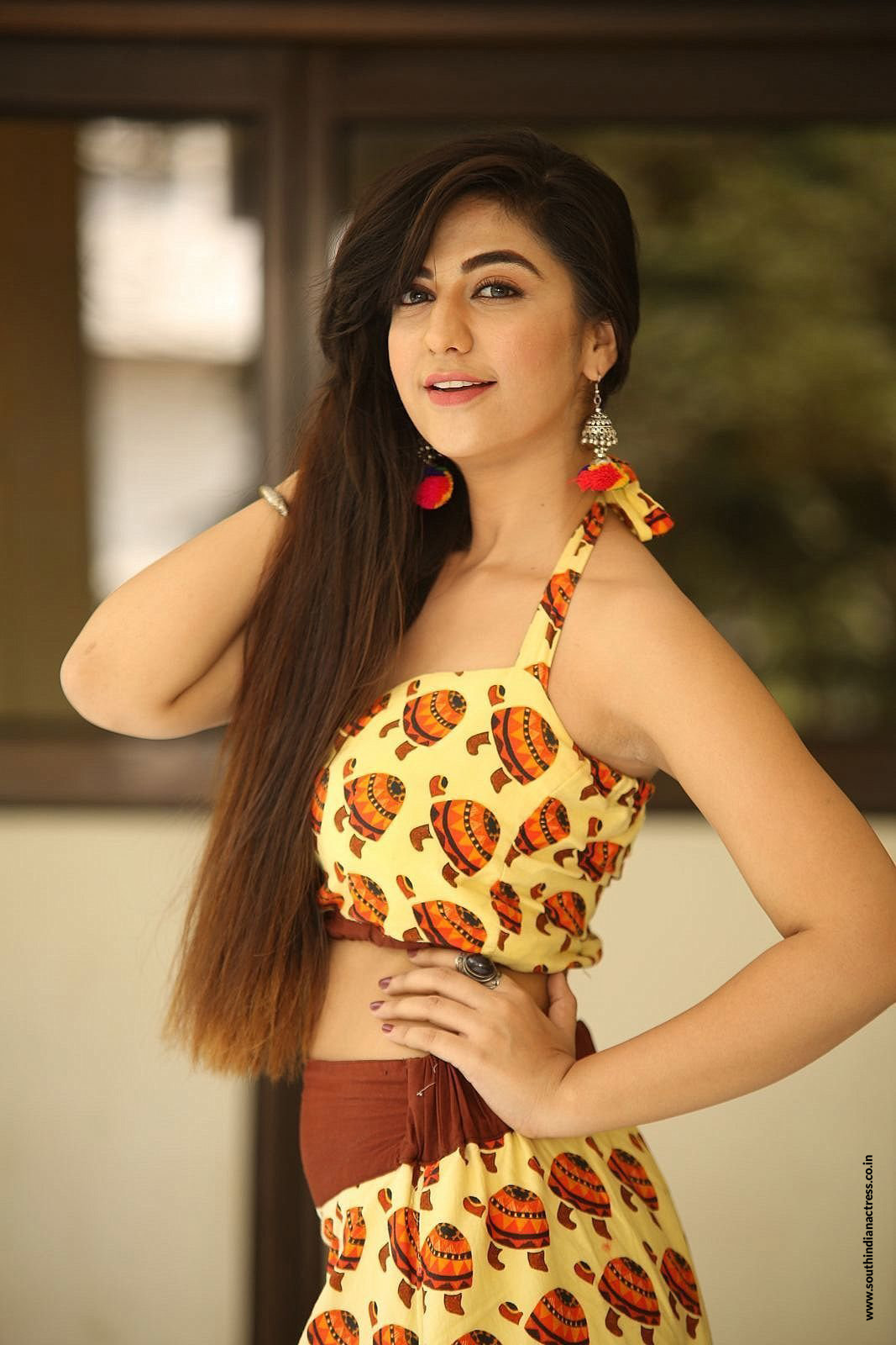 Harshitha Panwar stills at Bewars movie Promotion - South Indian Actress