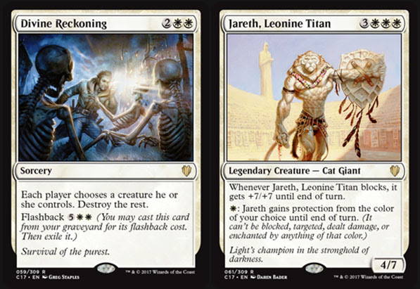 Magic the Gathering Adventures: Commander 2017 Review: White and Blue