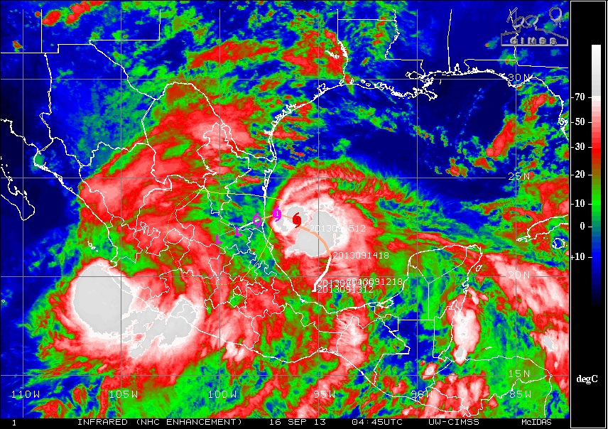 MeteoCehegín: El Huracán Ingrid impactará en México