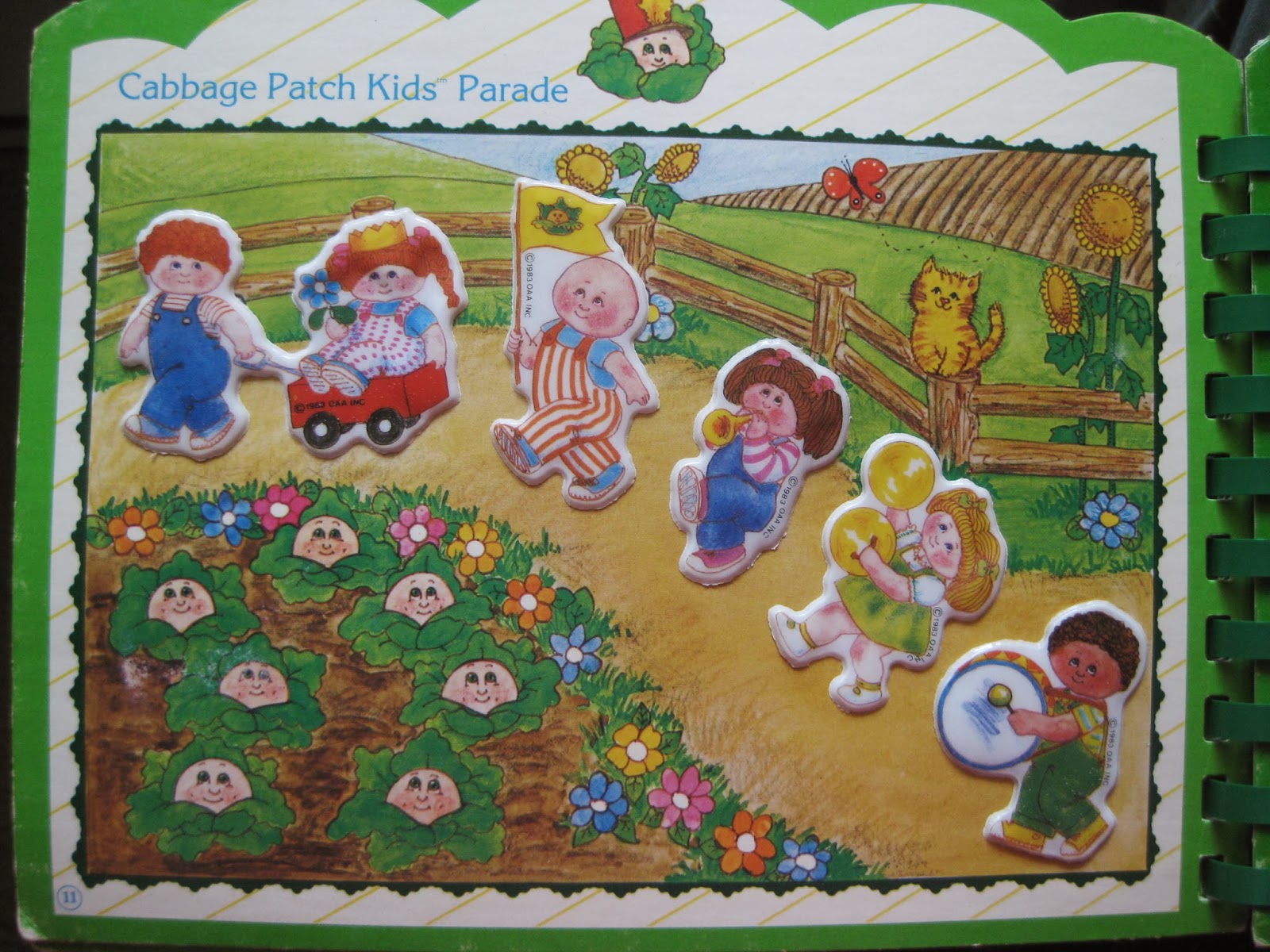 Craft & Opinion: Retro Friday: Cabbage Patch Kids sticker book