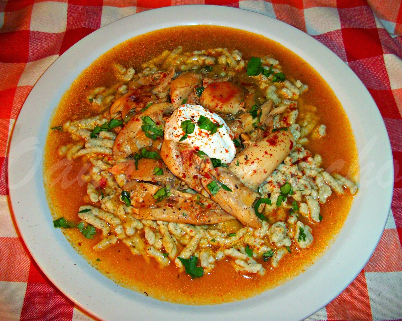 Cooking with love ! : PAPRIKAS DE PUI CU RAZALAI / SPATZLES-DUKAN ...