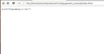 Create your own syntax highlighter/code beautifier with python and pygments