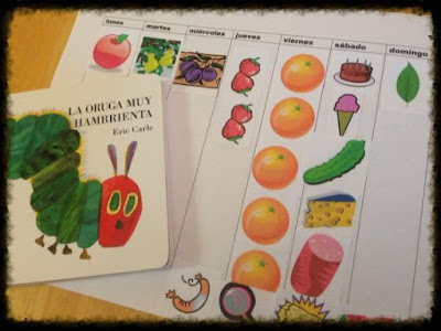 Debbie's Spanish Learning: La Oruga Muy Hambrienta (Free Printable)