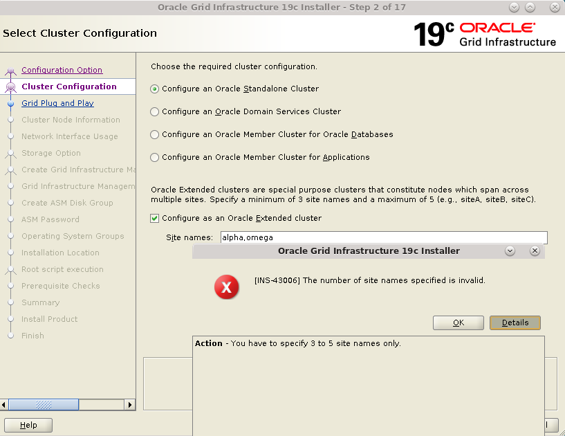A Help Oracle Extended Cluster Setup On 19c