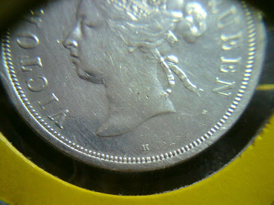 711CollectionStore: 50 Cents Queen Victoria Straits Settlements Silver Coin 1890H